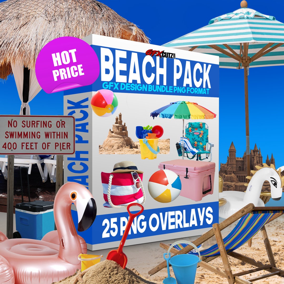 Beach Overlays for Photoshop in Png Format for Your Photo Manipulation ...