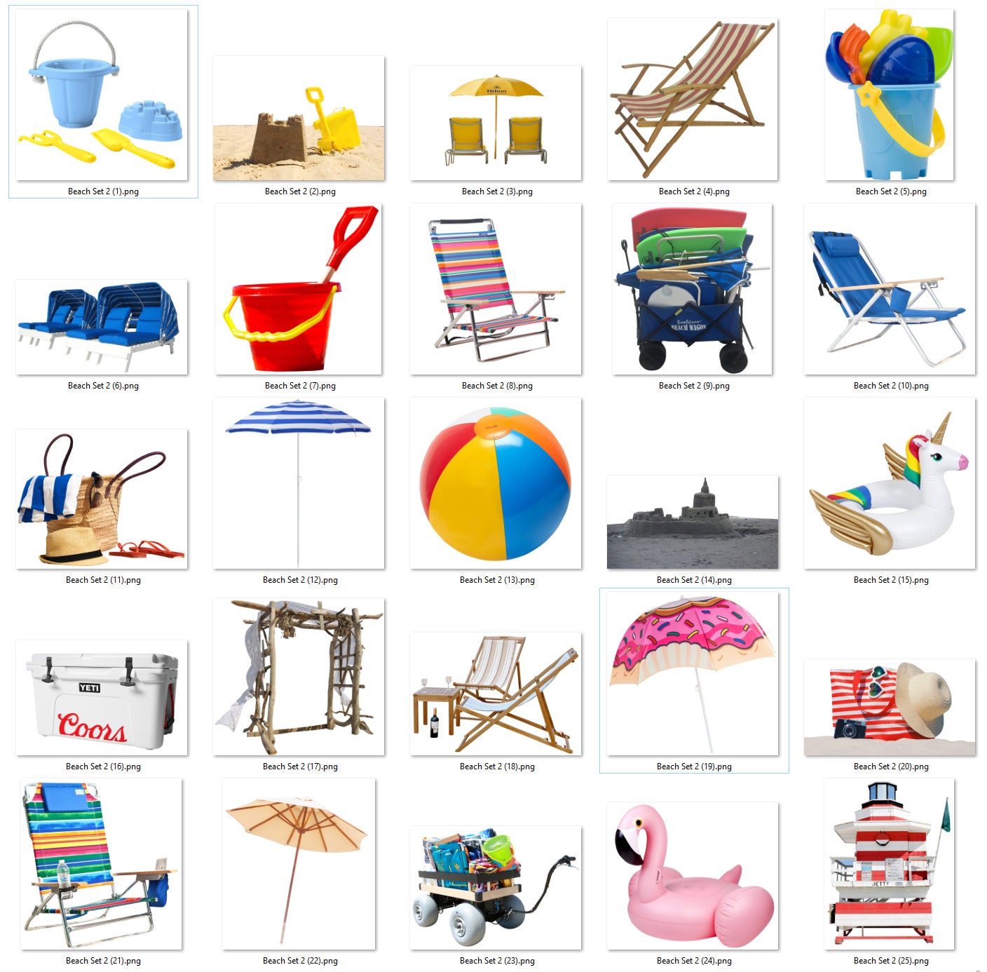 Beach Overlays for Photoshop in Png Format for Your Photo - Etsy Australia