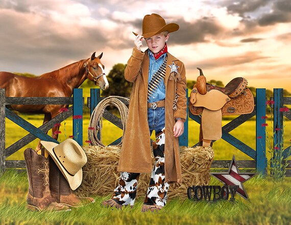 Western Ranch Backdrop