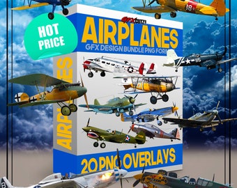 Airplane Flying Overlay - Etsy