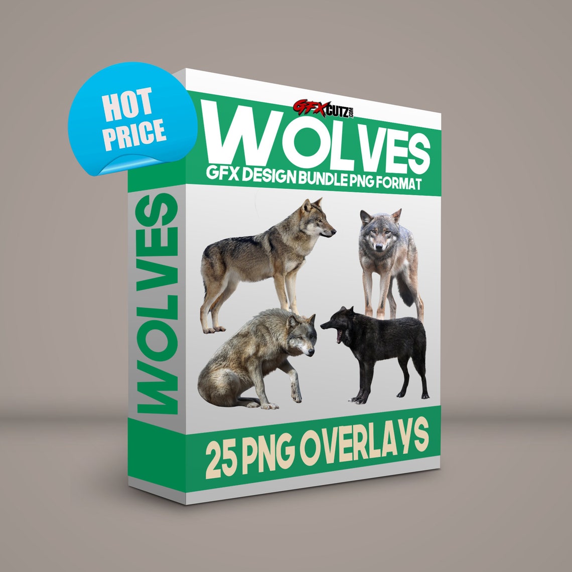 Wolves GFX Design Bundle PNG Format No Background Images | Etsy