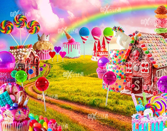 Real Candyland Background