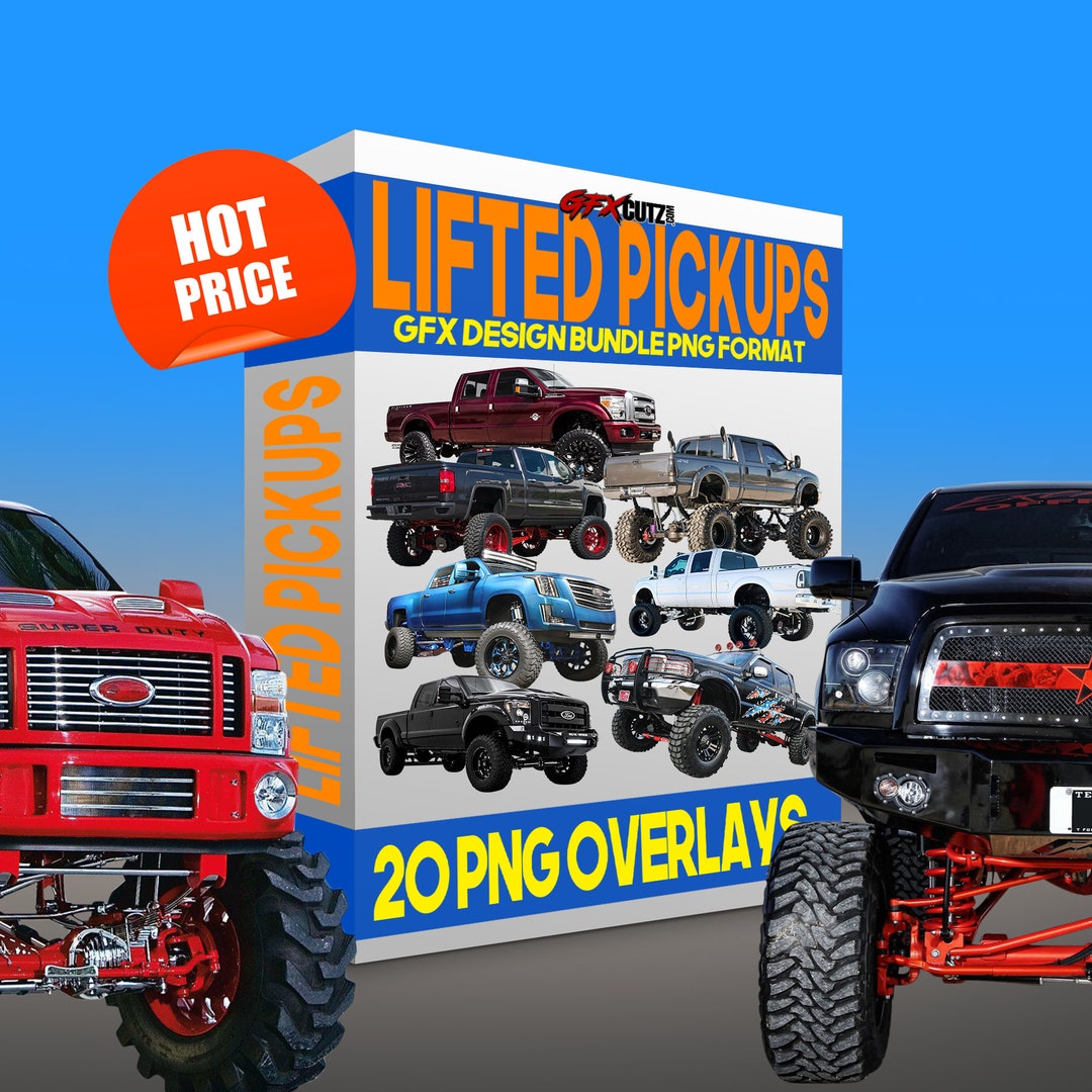 Lifted Pickup Trucks, Photoshop Overlay, Png Images, Photography Prop ...