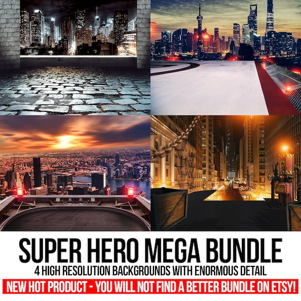 Superhero Backdrop - Etsy