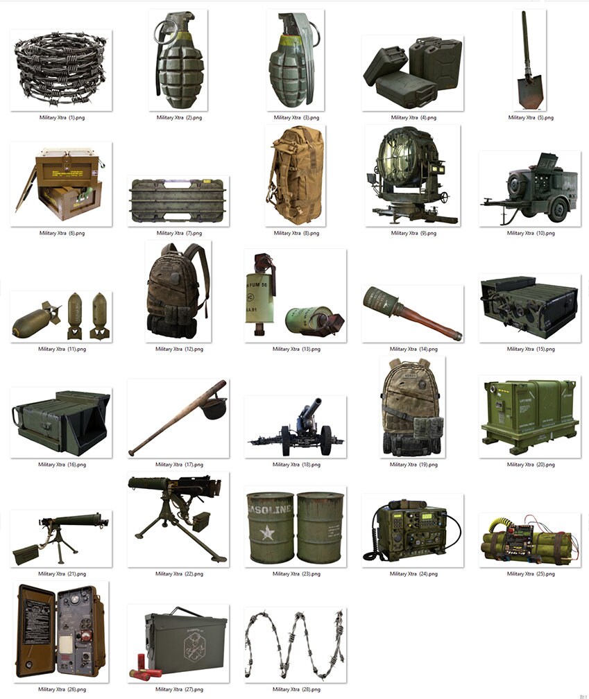 Military Xtras Photoshop Overlays in PNG Format Great for | Etsy