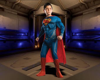 Digital Superhero Cosplay Backdrop 9 Photoshop Backdrop | Etsy