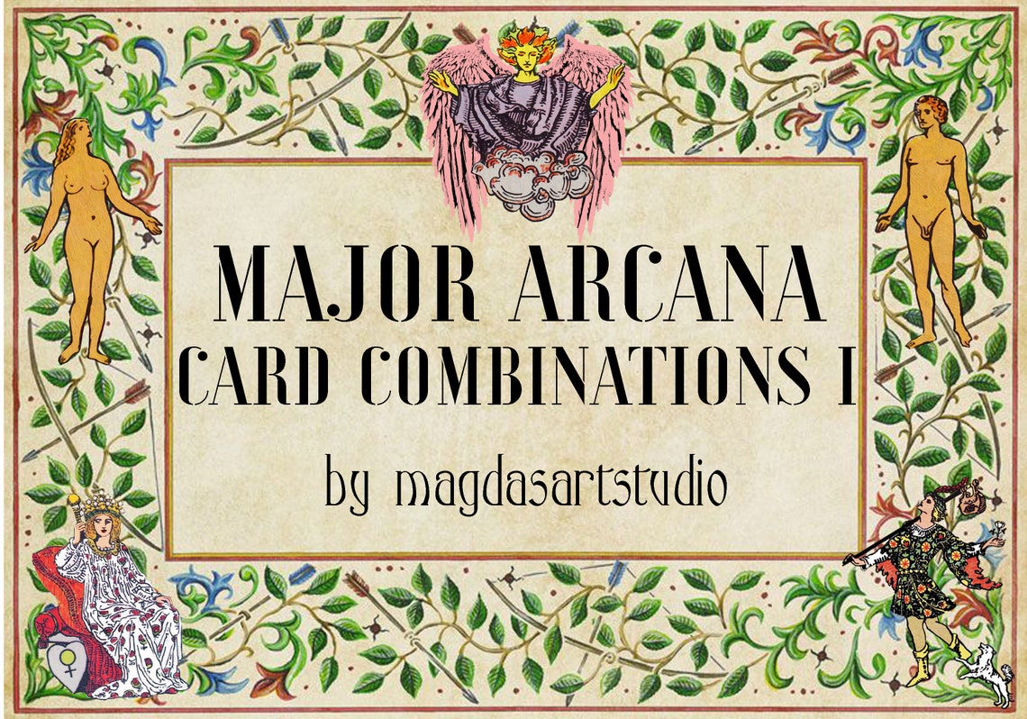 Tarot Card Combinations, Major Arcana, Part I, Tarot Journal, Printable ...