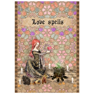 Book of Shadows, Printable Page, Divider, Cover, Love Spells ...