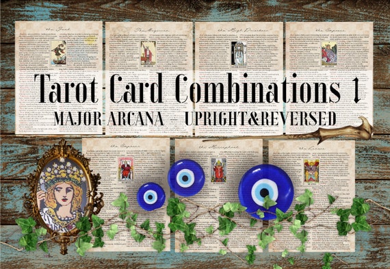 Tarot Card Combinations Major Arcana Part I Tarot Journal - Etsy