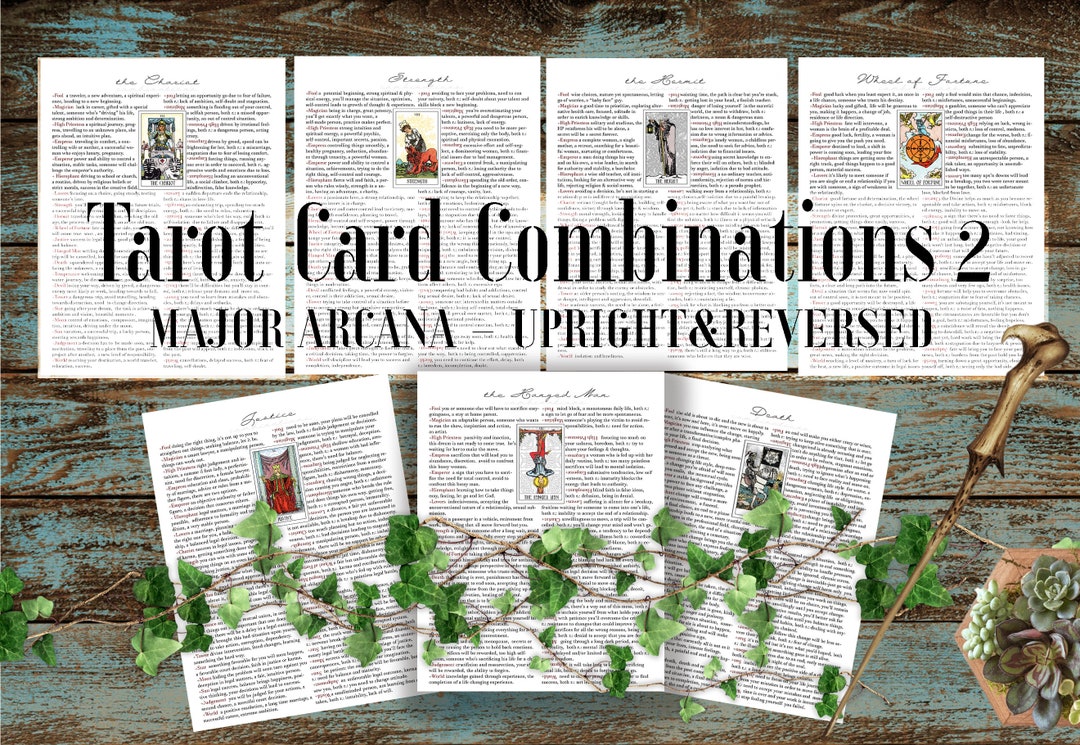 Tarot Card Combinations, Major Arcana, Part II, Tarot Journal ...