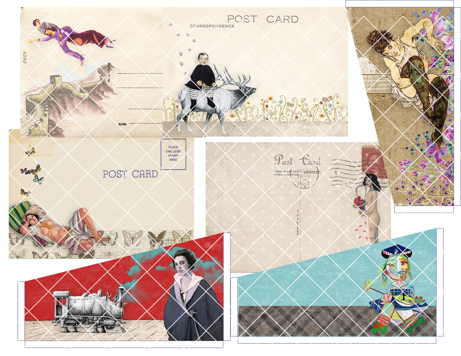 Journal Kit Printable Art Journal 16 Pages With 16 | Etsy