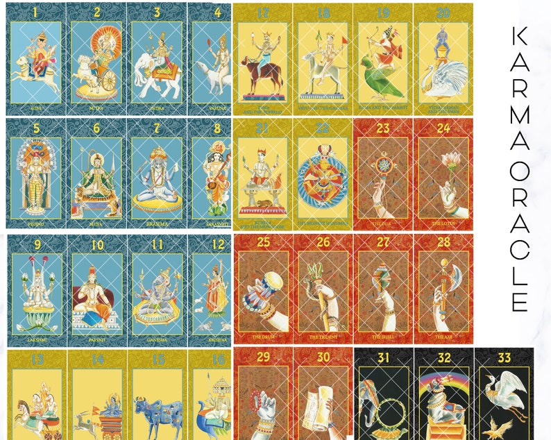 Karma Oracle, Printable, Oracle Cards, Card, Past Life Reading, Instant ...