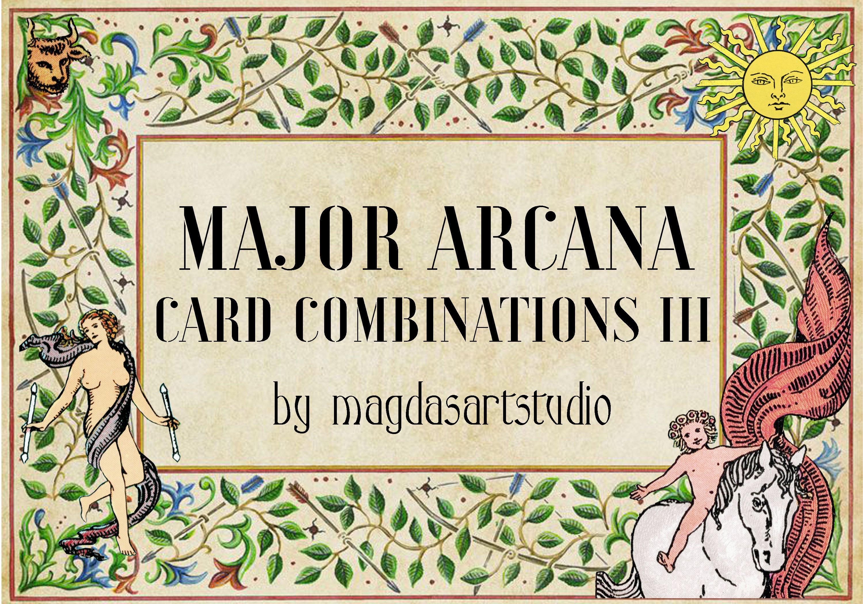 Tarot Card Combinations Major Arcana Part III Tarot - Etsy