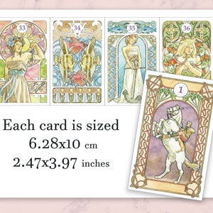 Art Nouveau Oracle, Printable, Oracle Cards, Sibilla Liberty, Oracle ...