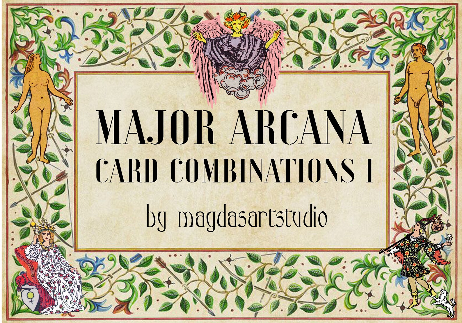 Tarot Card Combinations, Major Arcana, Part I, Tarot Journal, Printable ...