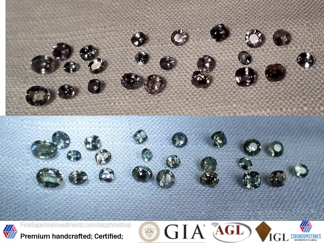 4.05 Ctw Alexandrite Lot Grass-green/purple for Alexandrite - Etsy