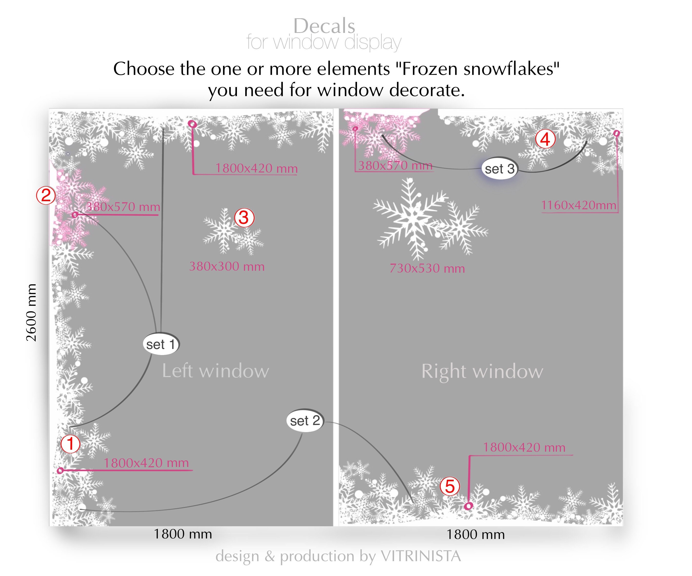 Snow for Window Display 3 Types of Snowflakes Winter - Etsy