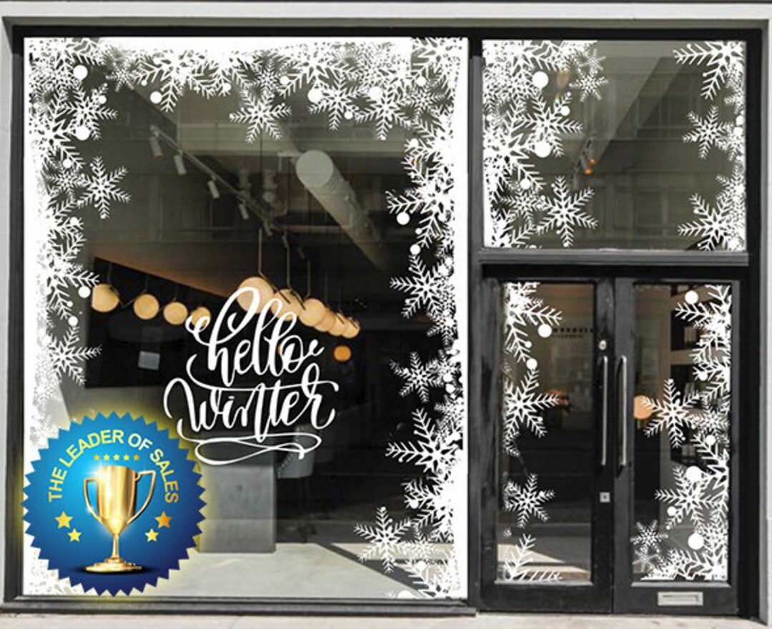 Snow for Window Display, 3 Types of Snowflakes Winter Christmas, New ...