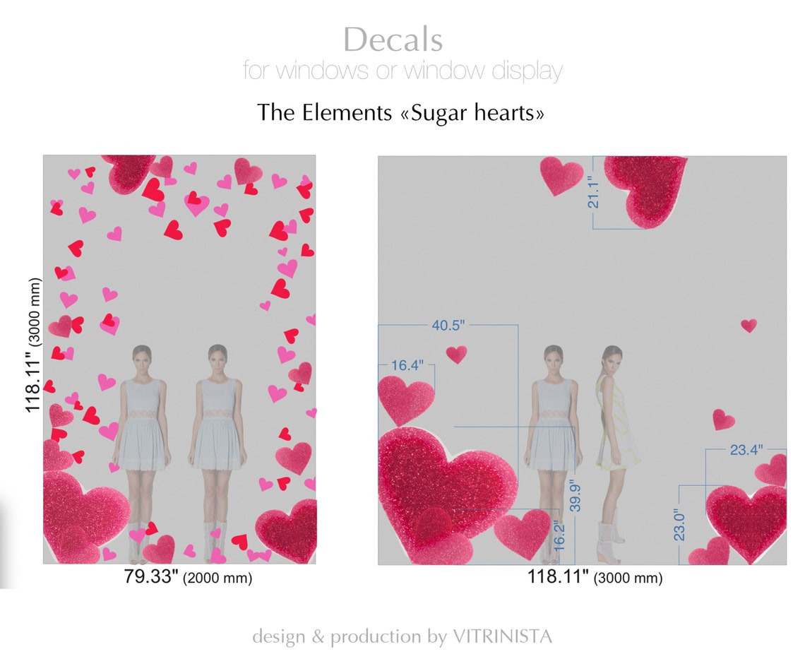 Sugar Valentines Day, Sweet Hearts, Amor Love Liebe, Stickers Design by ...