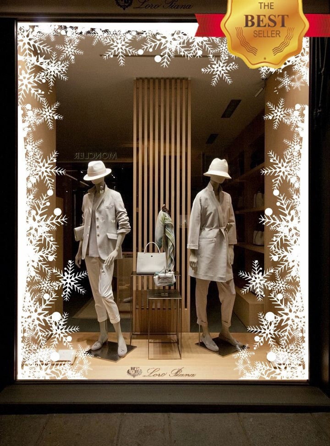 Snow for Window Display, 3 Types of Snowflakes - Winter Christmas, New ...