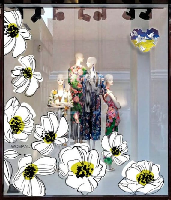 Floral Window Display Ideas