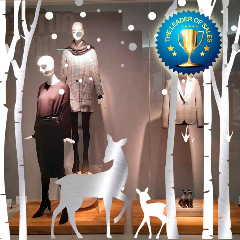 Christmas Window Decals - Etsy