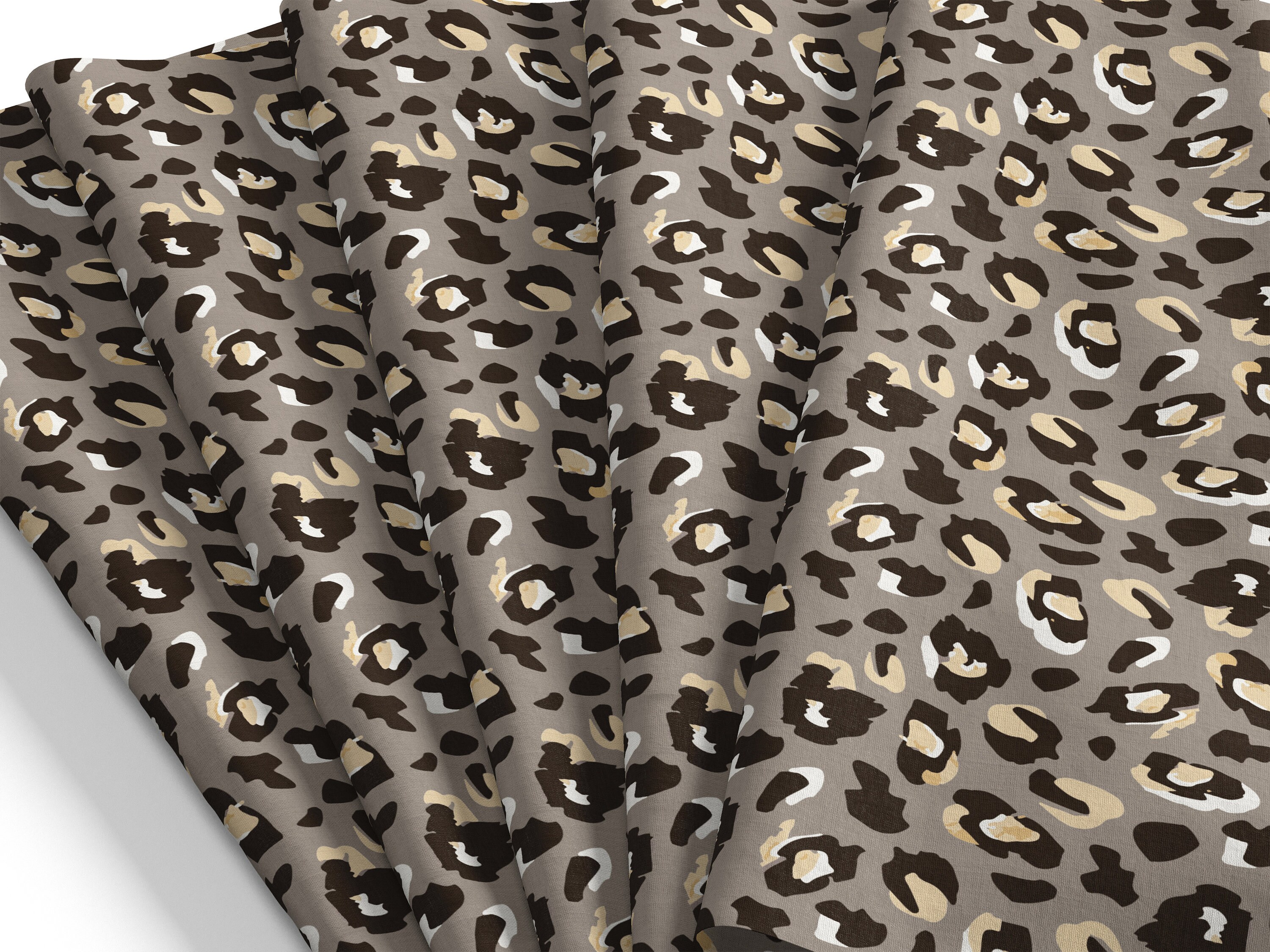 Modern Leopard Seamless Pattern, Leopard Spots Pattern, Exotic Cat Fur ...