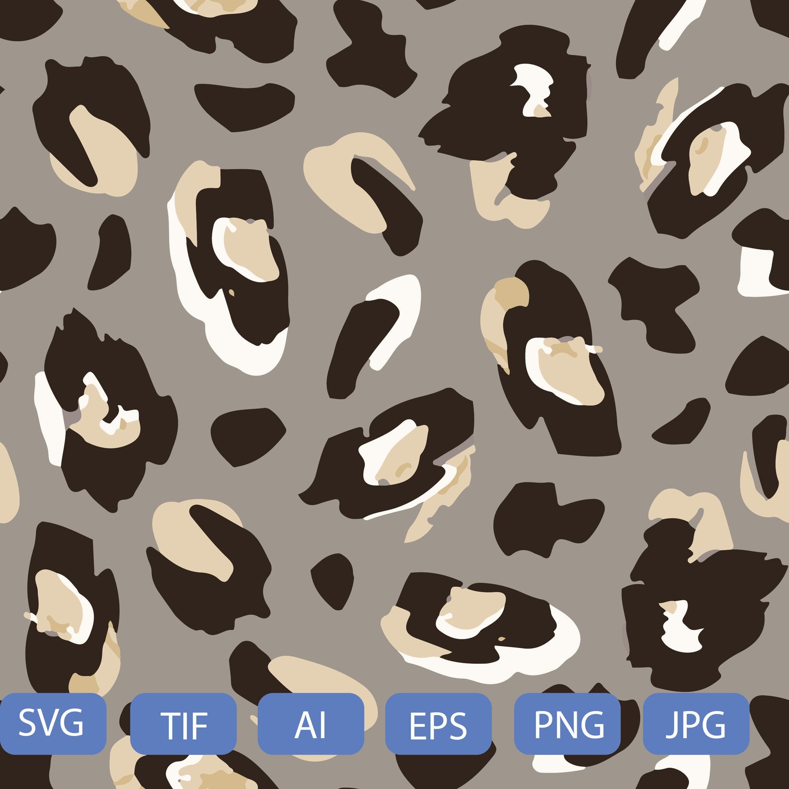 Modern Leopard Seamless Pattern, Leopard Spots Pattern, Exotic Cat Fur ...