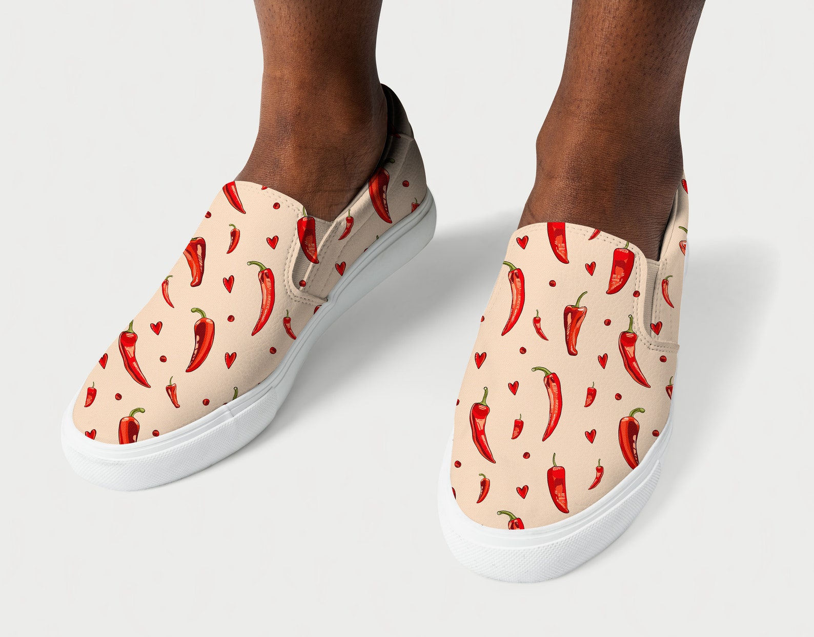 Hot Chilli Pepper Seamless Repeat Pattern, Spicy Vegetable Fabric ...