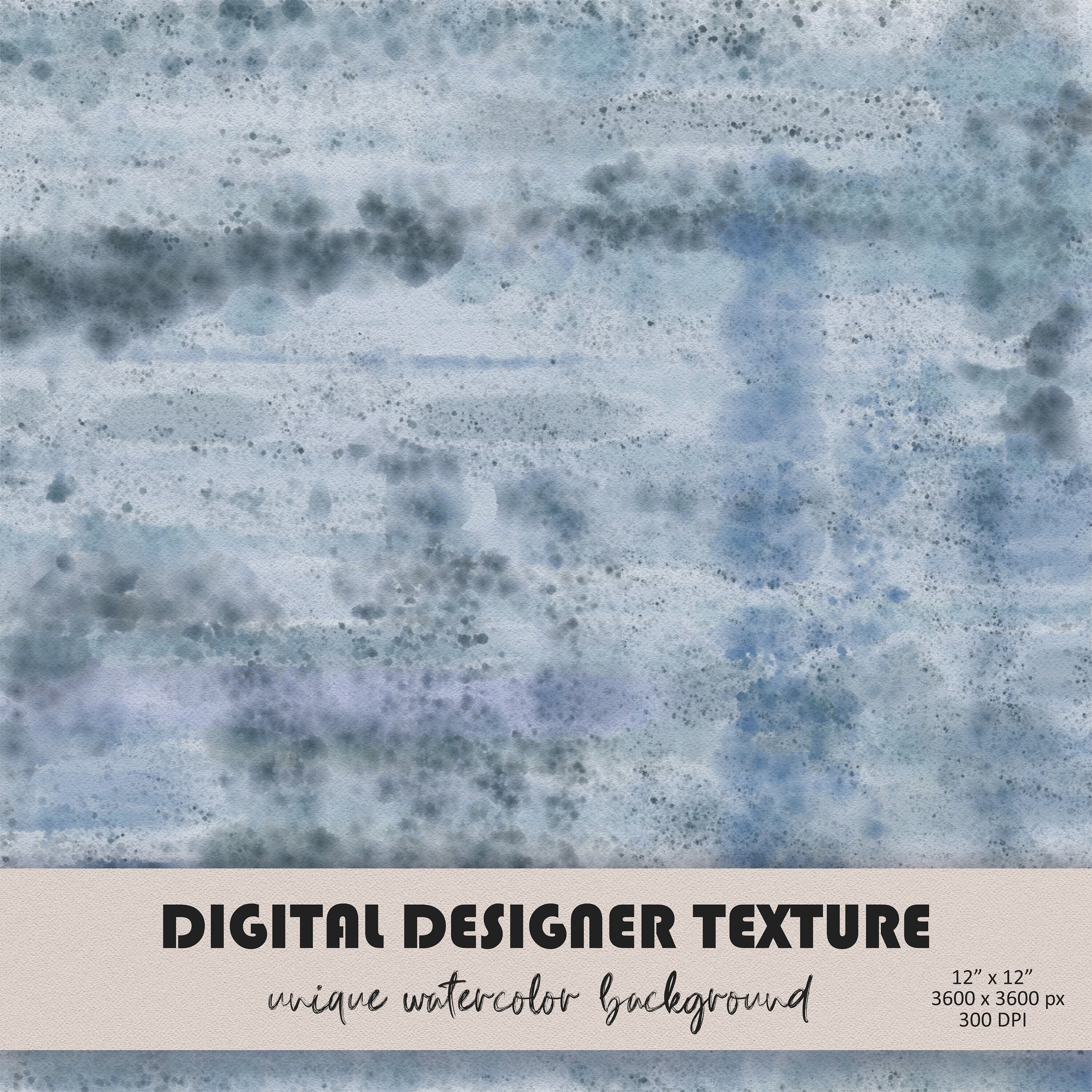 8 Dusty Blue Ombre Digital Paper Blue Granite Watercolor - Etsy