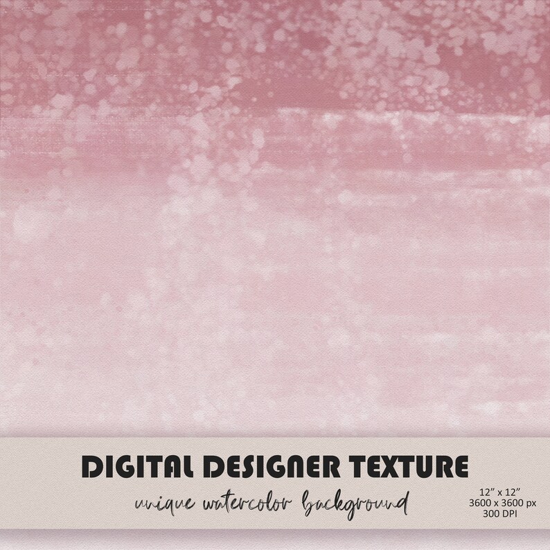 8 Blush Ombre Digital Paper, Dusty Pink Watercolor Textures, Pastel ...