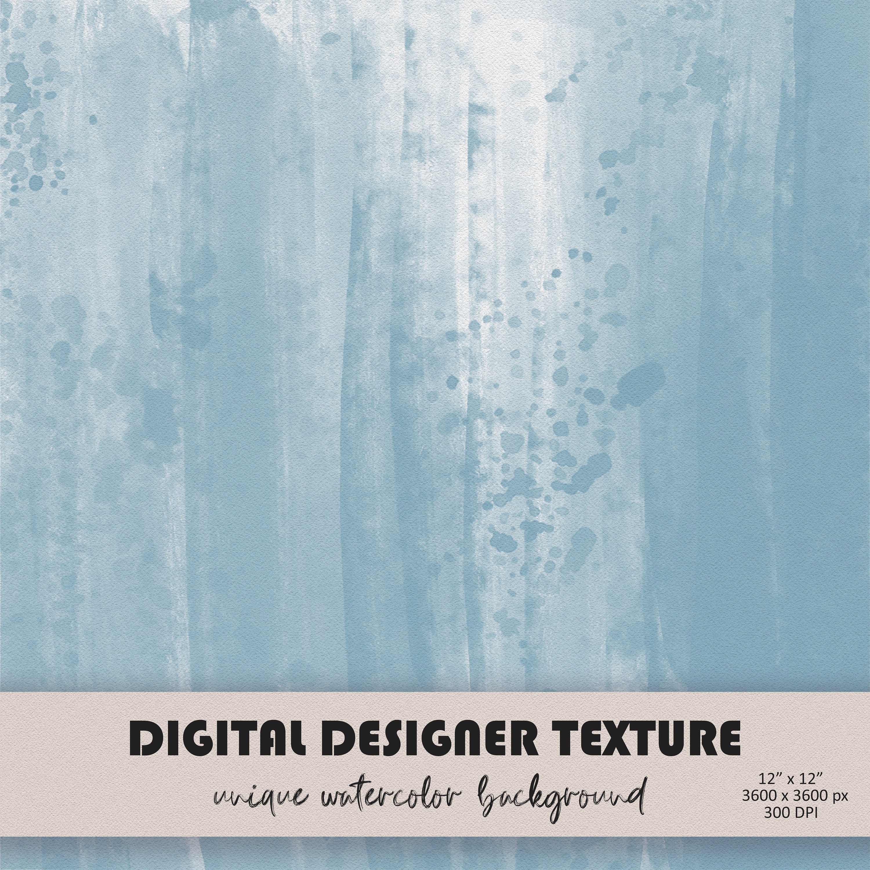 8 Dusty Blue Ombre Digital Paper Blue Granite Watercolor - Etsy