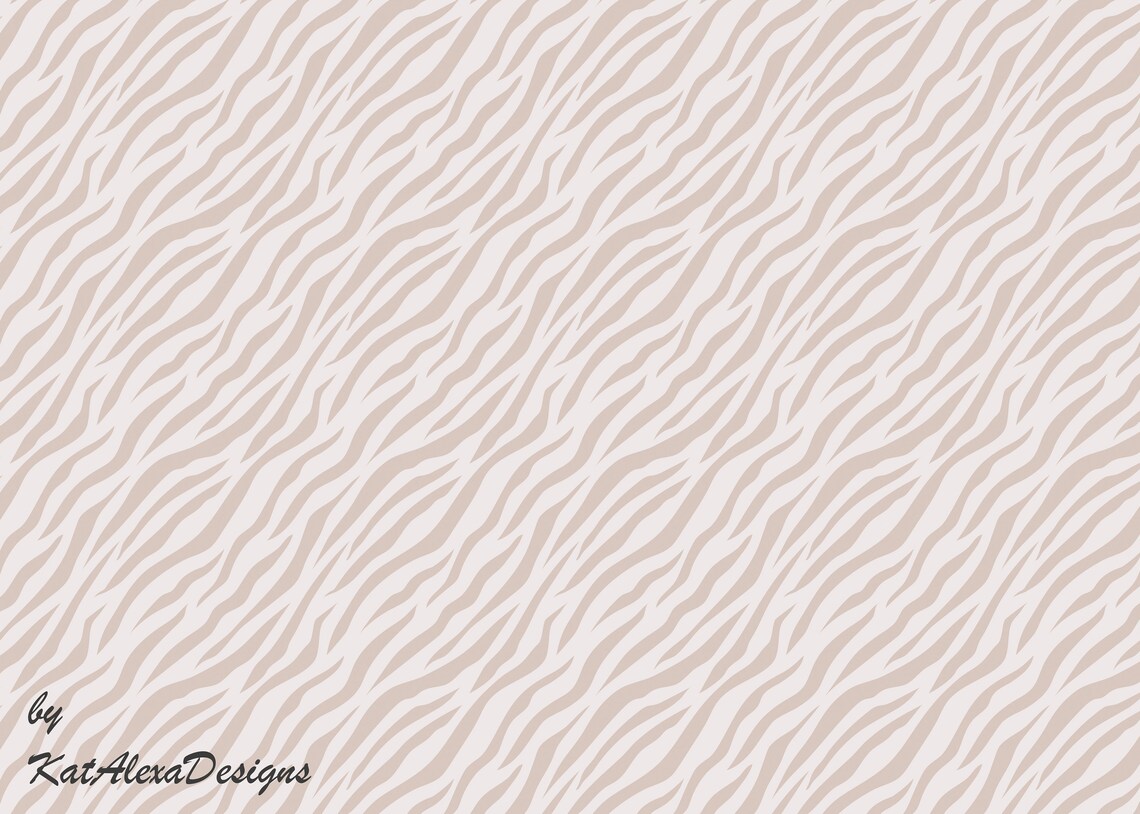 Zebra Pattern Zebra Fabric Design Beige and Cream Texture - Etsy
