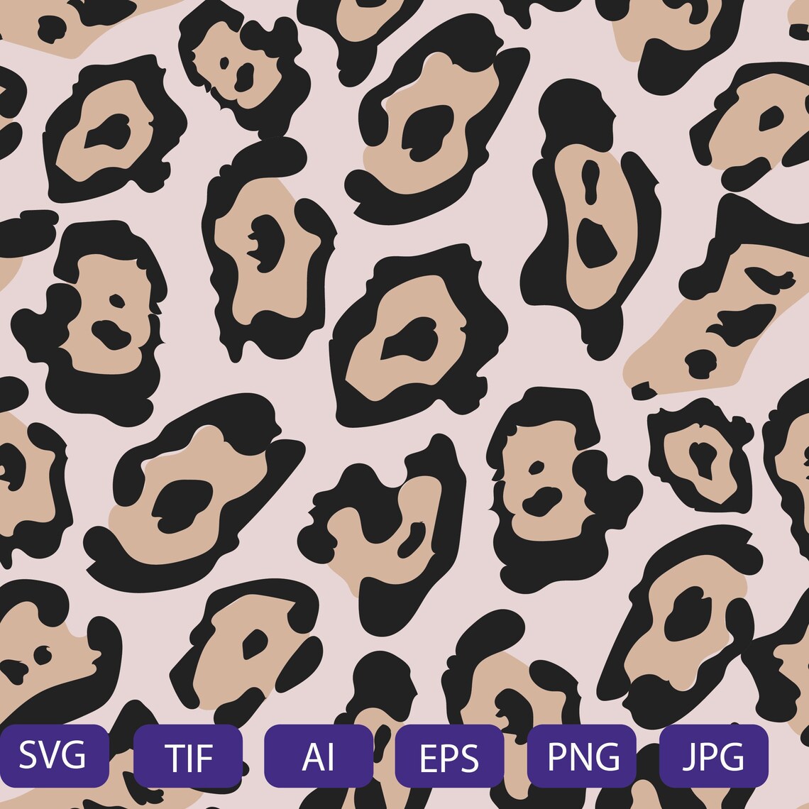 Jaguar Spots Seamless Pattern, SVG, Jaguar Pattern, Fashion Fabric ...