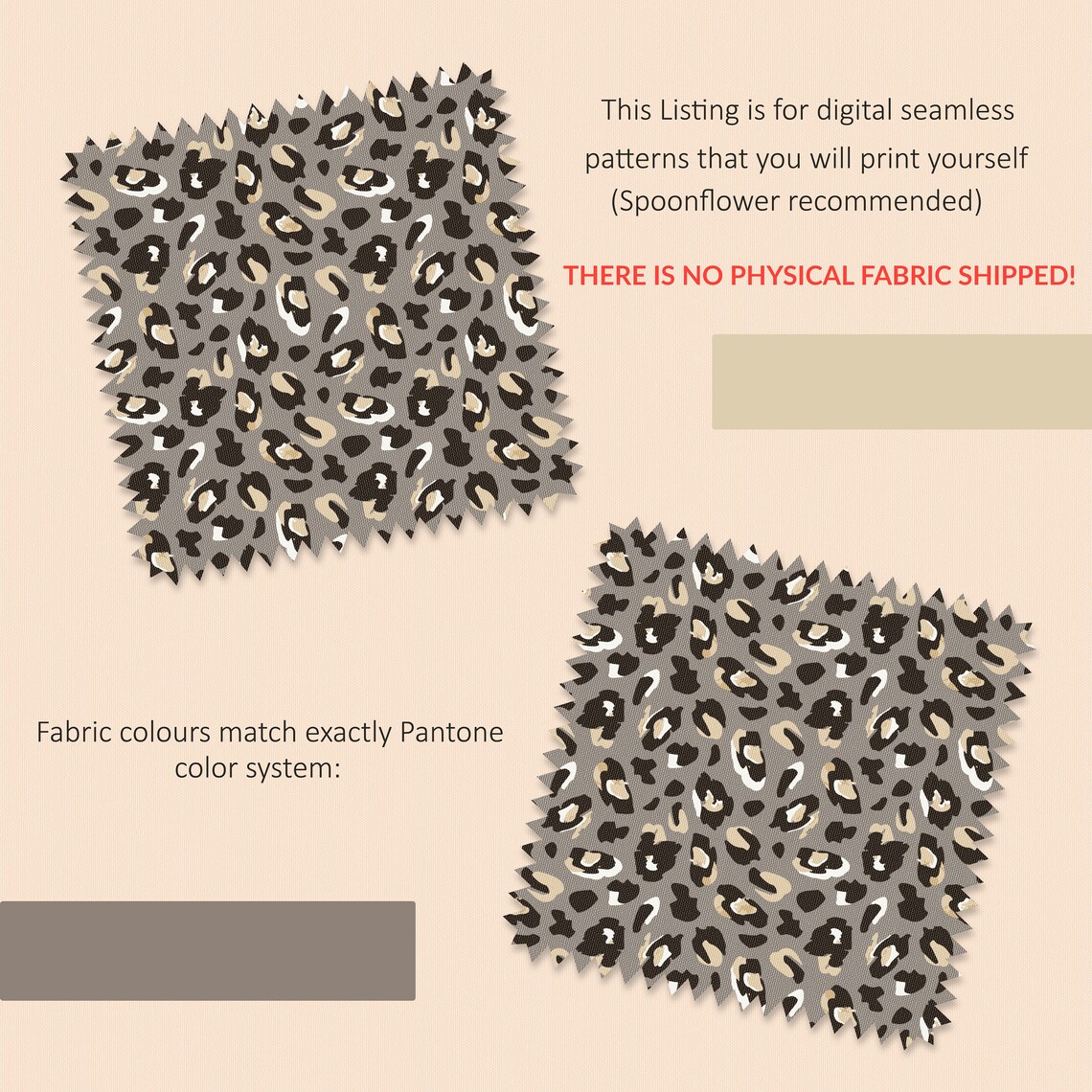 Modern Leopard Seamless Pattern, Leopard Spots Pattern, Exotic Cat Fur ...