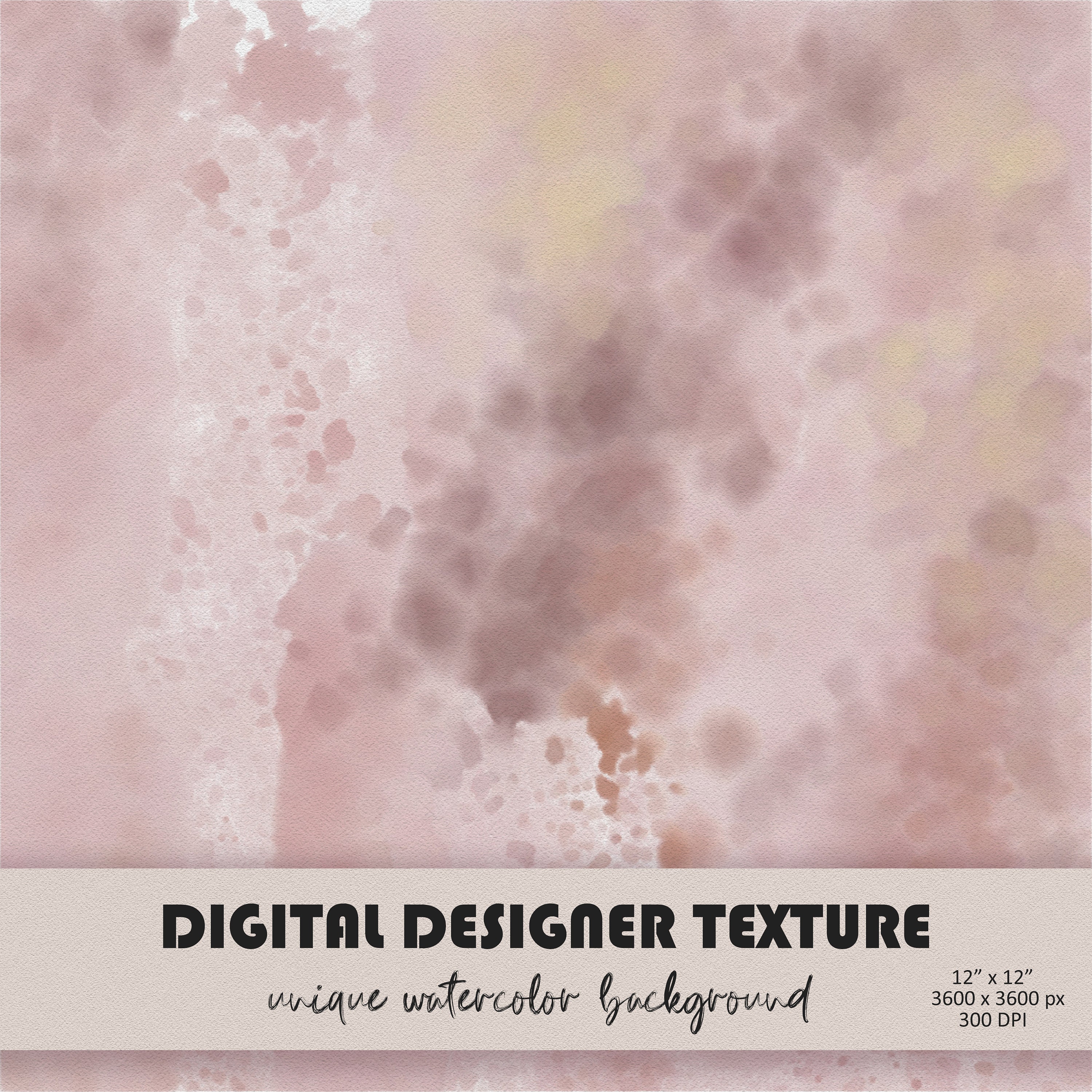 8 Blush Ombre Digital Paper, Dusty Pink Watercolor Textures, Pastel ...