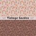 Vintage Flowers Digital Paper Flower Scrapbook Paper Floral Seamless ...