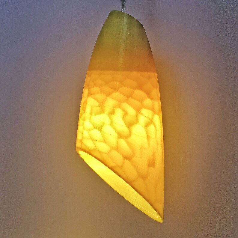 LEAF LAMP 3d Printed Lamp Pendant Lighting Accent Light Organic Modern ...