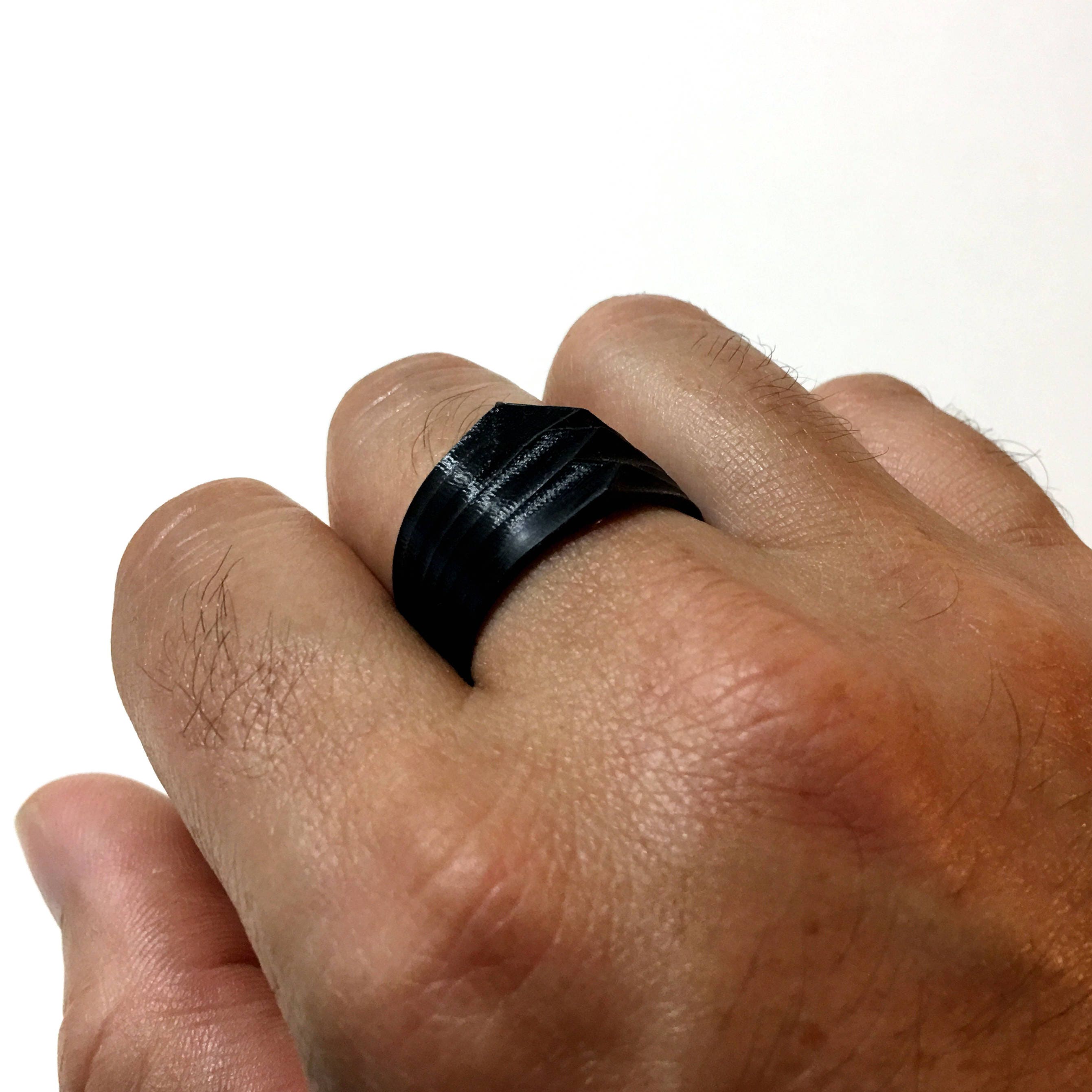 GENESIS RING 8.1 Unisex 3d Printed Plastic Statement Ring - Etsy