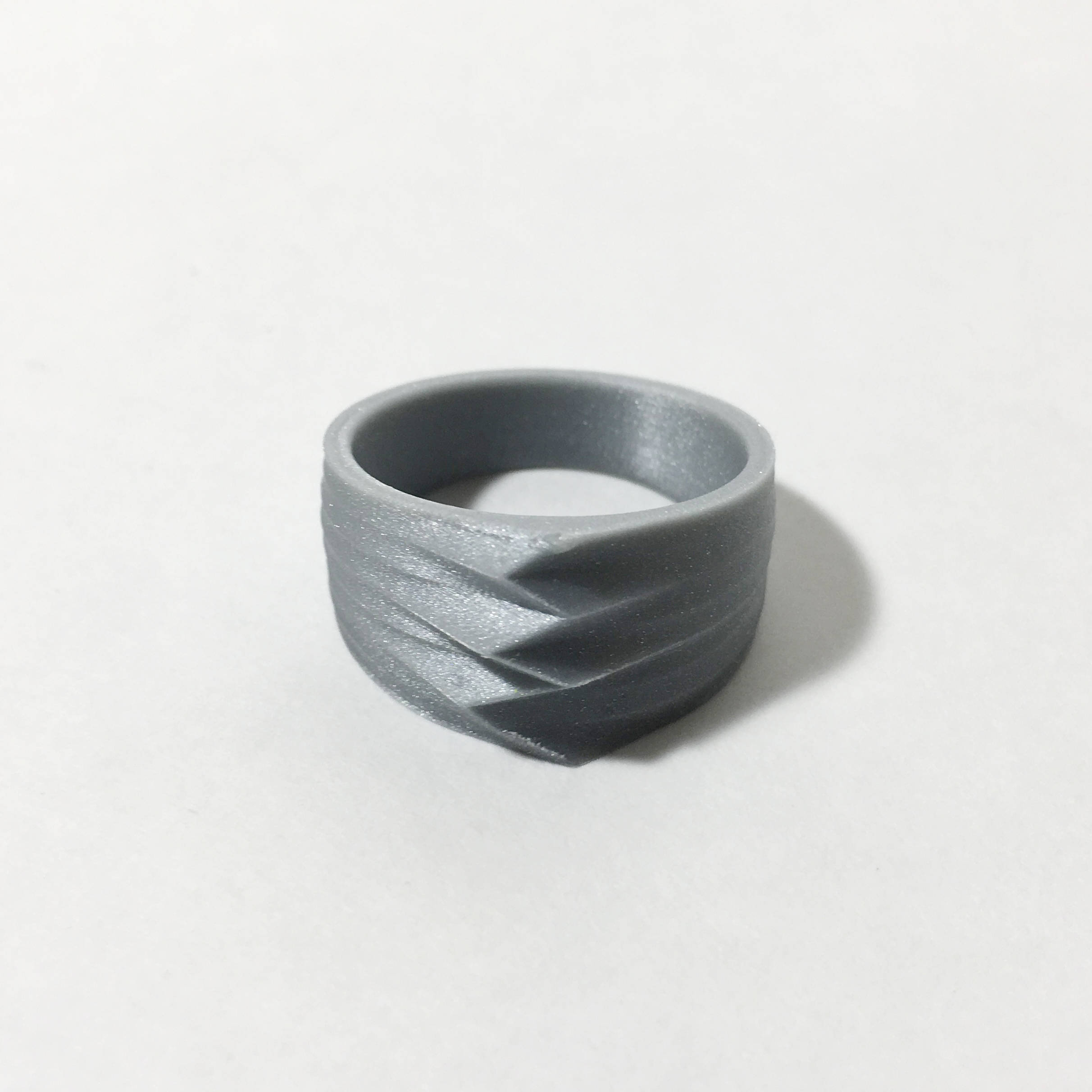 GENESIS RING 8.1 Unisex 3d Printed Plastic Statement Ring Engagement ...