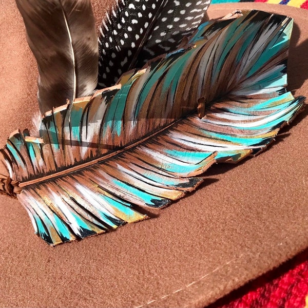 Painted Leather - Etsy