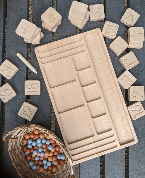 Learning & School Toys & Games Toys Wooden Balls Sorting Matching ...