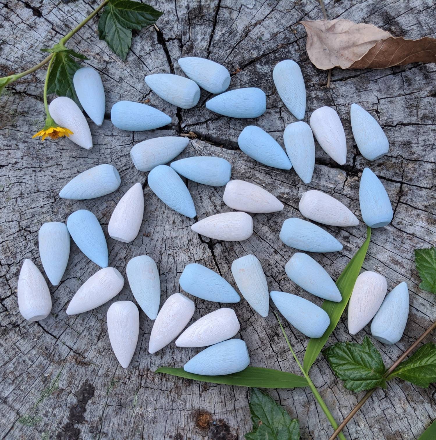 Toys New Grapat Style 36pc Set Snowflake Droplet Loose Parts Shapes for ...