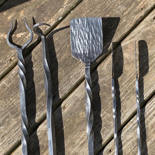 Hand Forged Cooking Tool Set - Etsy