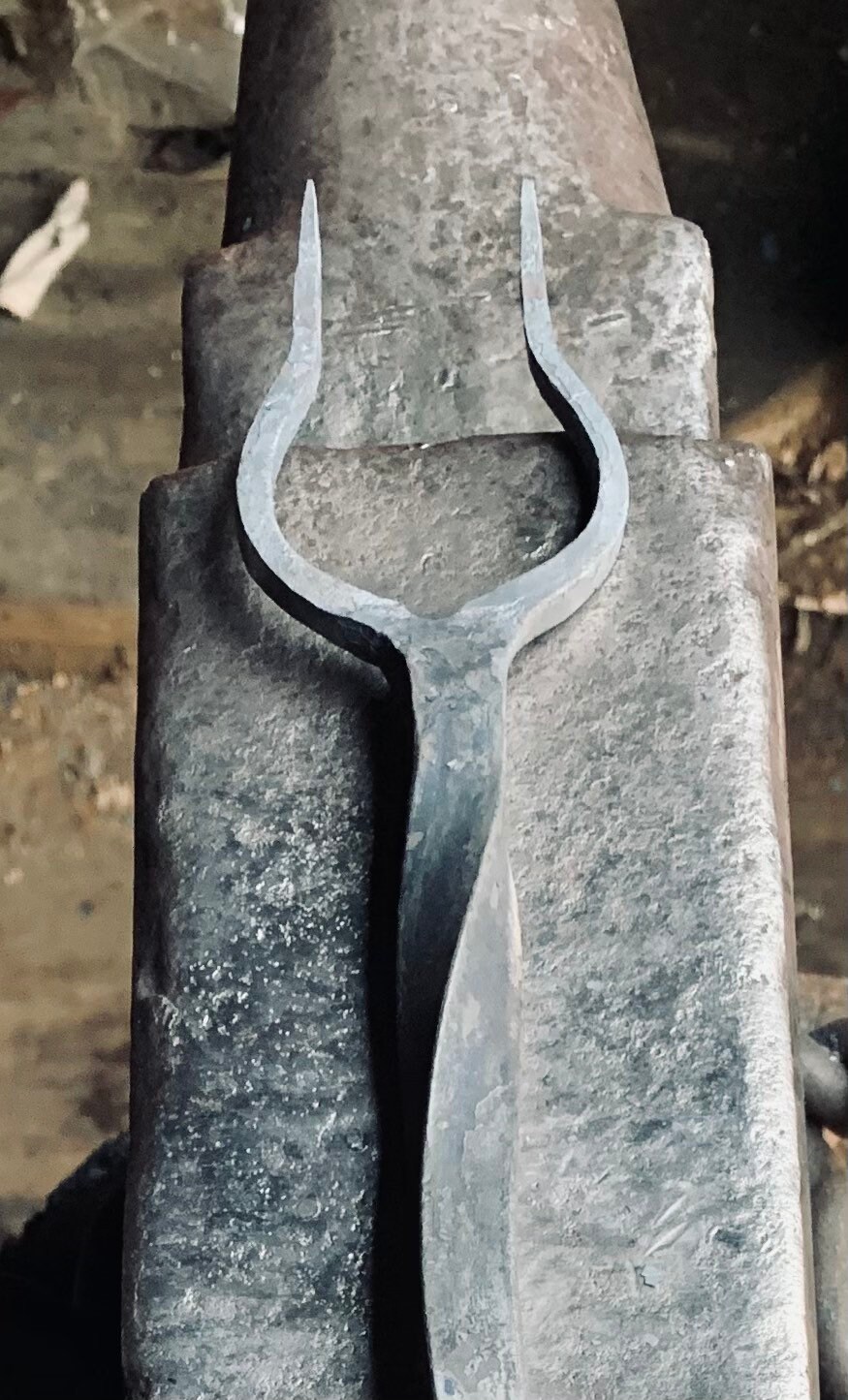 Hand Forged BBQ Fork - Etsy