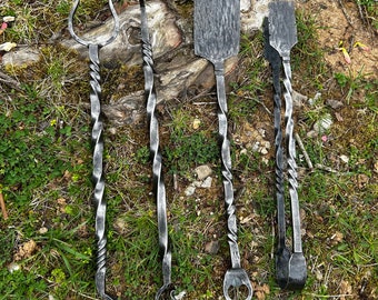 Hand Forged BBQ Fork - Etsy