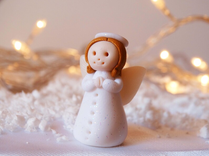 Miniature AngelPolymer Clay AngelChristmas ToyChristmas | Etsy