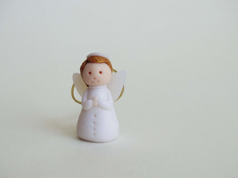 Miniature AngelPolymer Clay AngelChristmas ToyChristmas | Etsy