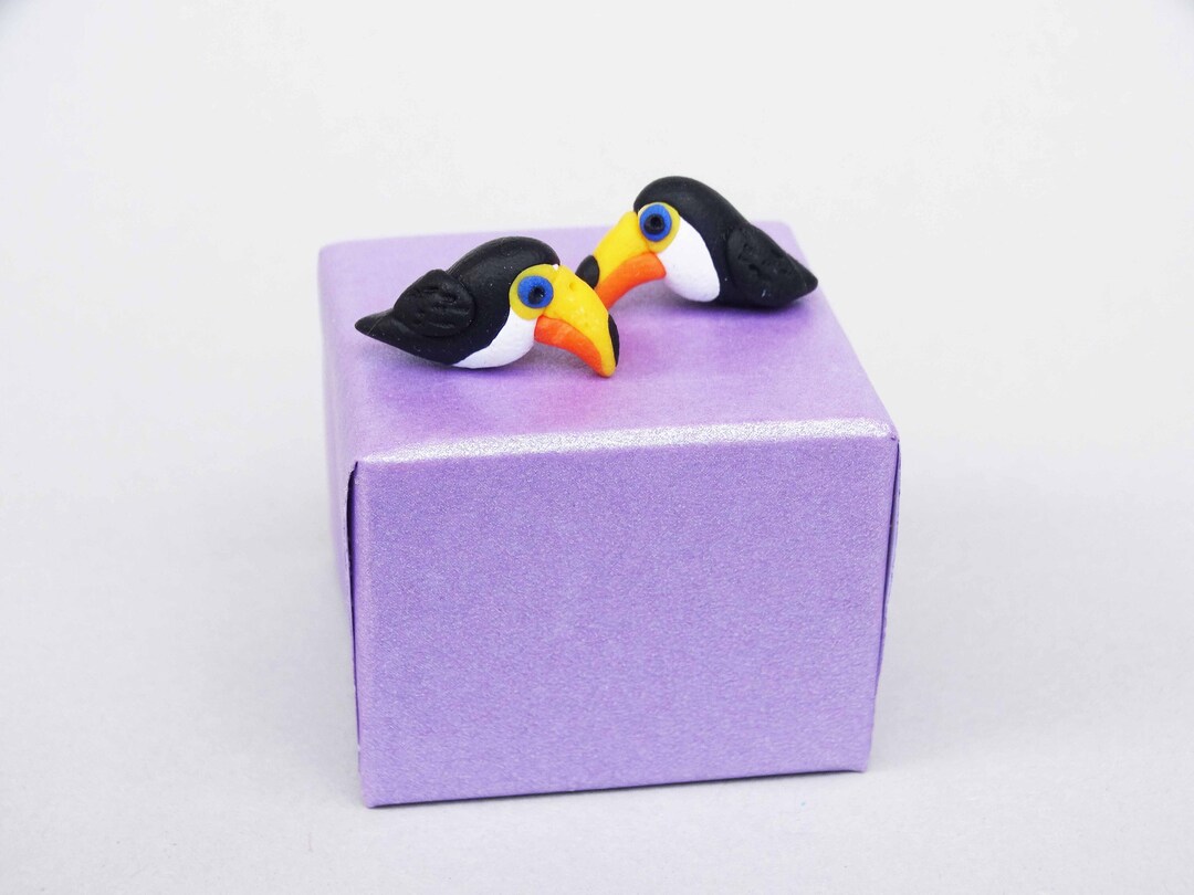 Toucan Bird,polymer Clay Bird,birthday Gift.polymer Clay Toucan Bird ...