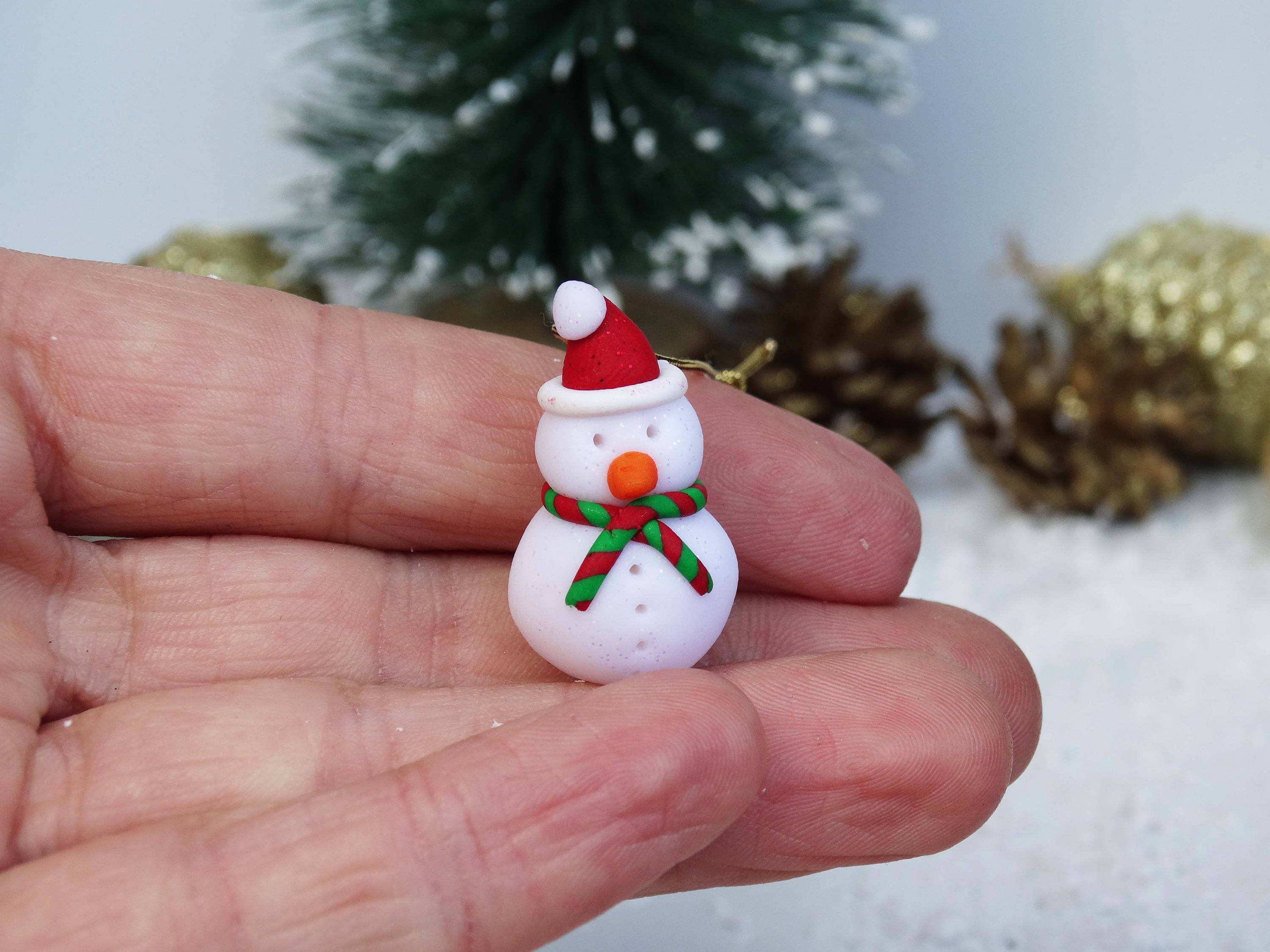 Christmas Snowman,miniature Christmas Gift,snowman Toy,christmas ...